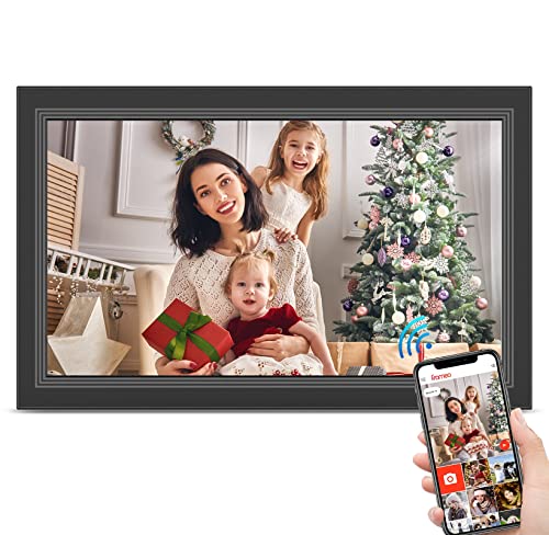 FRAMEO Digital Picture Frame- 15.6inch Digital Photo Frame with 1920 * ...